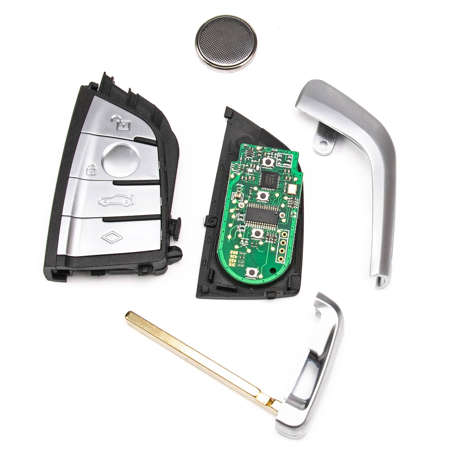 BMW X5 X6 Remote Control Key 434Mhz 4 Buttons - mr-key.com